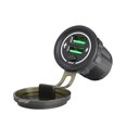 36W USB Fast Charging Car Charger with Integrated Switches and LED ...