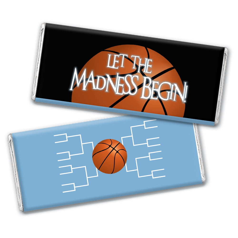 36ct Basketball Party Candy Favors Hershey's Chocolate Bars Let the ...