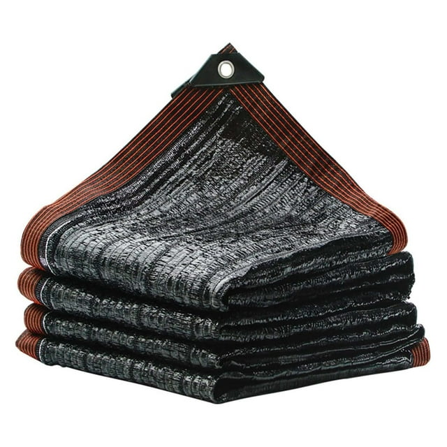 36ftx36ft 70% Black Shade Cloth, Sunblock Mesh Shade Cloth, Heavy Duty ...