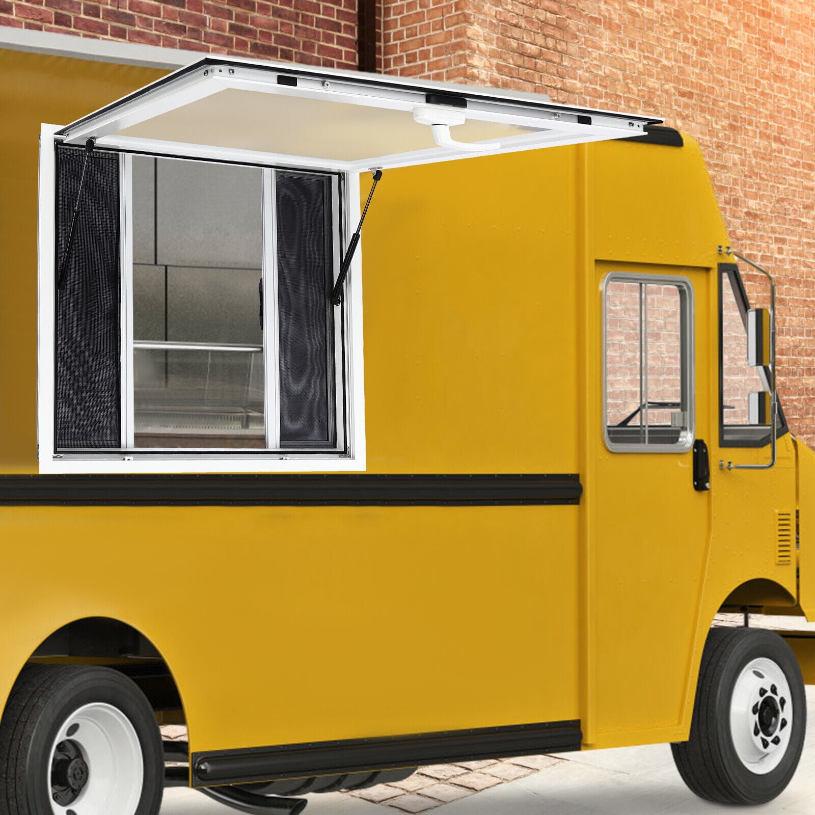 36in*36in Concession Window for Food Trucks, Food Truck Service Window ...