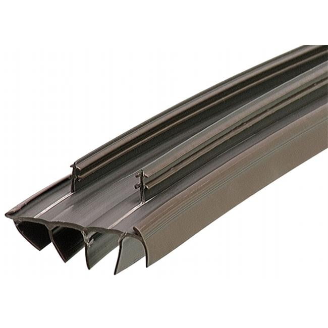 36in. Brown Vinyl Dual Durometer Door Bottom - Walmart.com