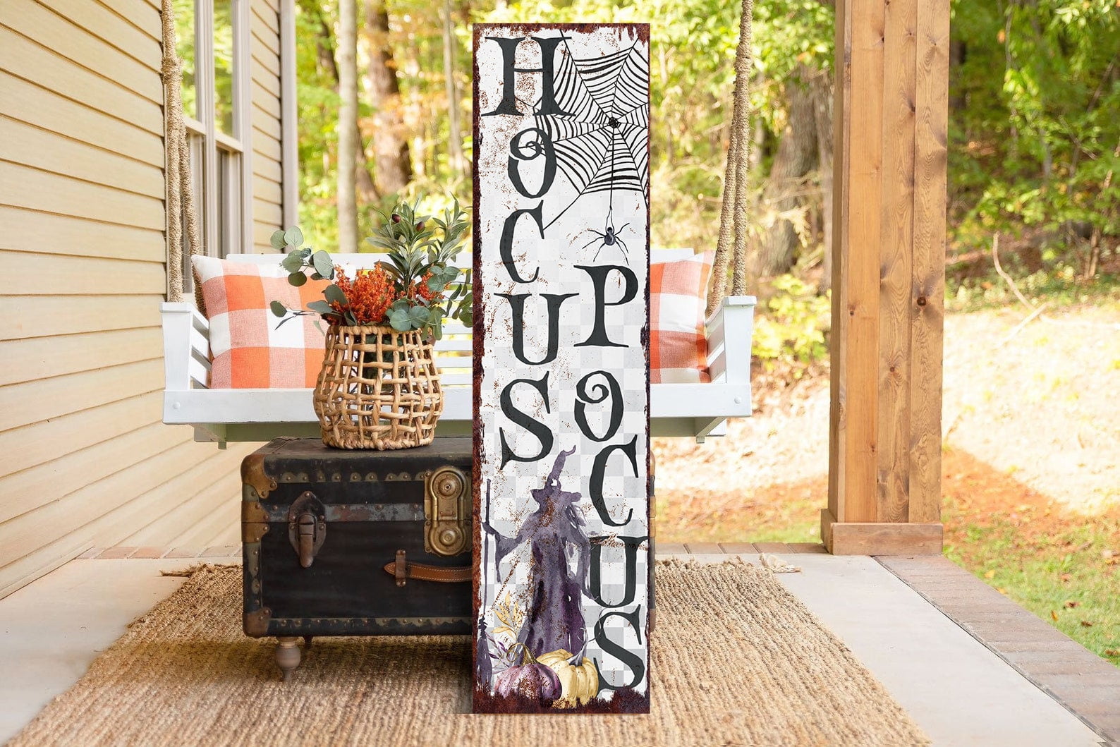 36in Hocus Pocus Halloween Porch Sign | Spooky Front Door Display ...