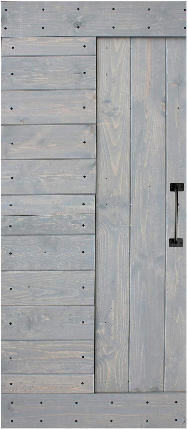 36in X 84in S Series DIY Solid Wood Interior Sliding Barn Door Slab ...