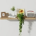 36inch Floating Shelves, 8 inch Deep Modern Solid Wood Wall Shelves for ...
