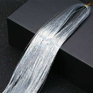 Flmtop Hair Tinsel Bling Extension Glitter Sparkly Highlight Streak ...