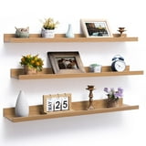 36inch Picture Ledge Shelf, Floating Shelves Wall Mounted Set of 3 ...