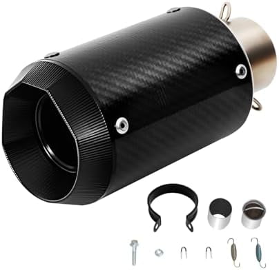 36mm-50mm Motorcycle Exhaust Tips .42-2" Exhaust Muffler Silencer Pipe ...
