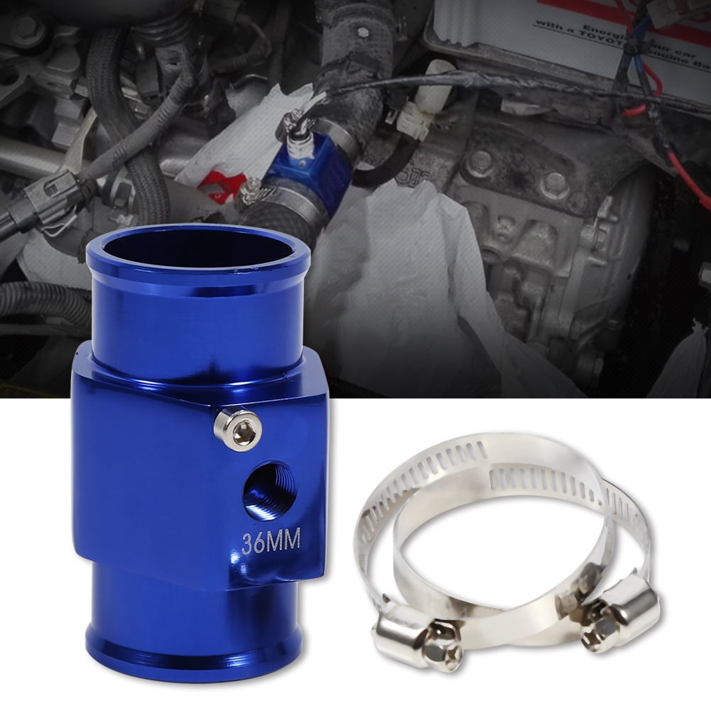 36mm Blue Water Temperature Joint Pipe Temp Sensor Gauge Radiator Hose ...