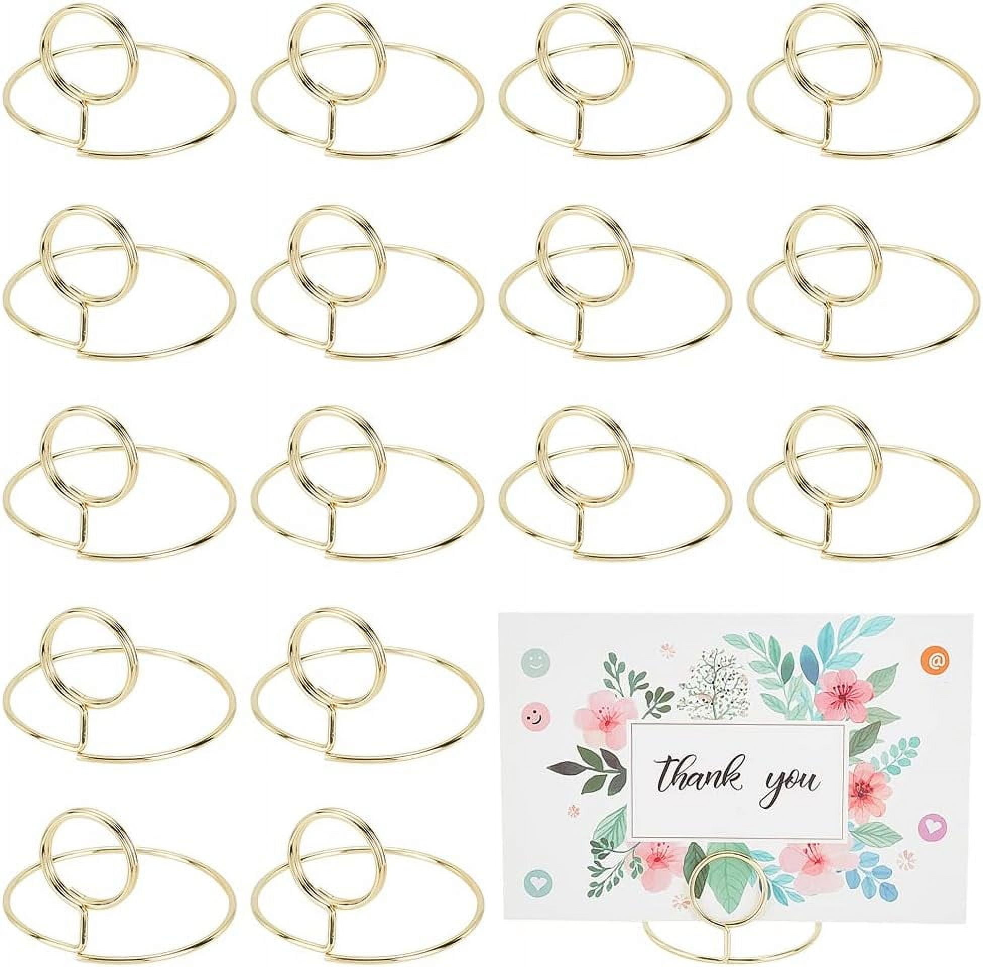 36pc 16pcs Place Card Holders Round Table Card Holders Alloy Table ...