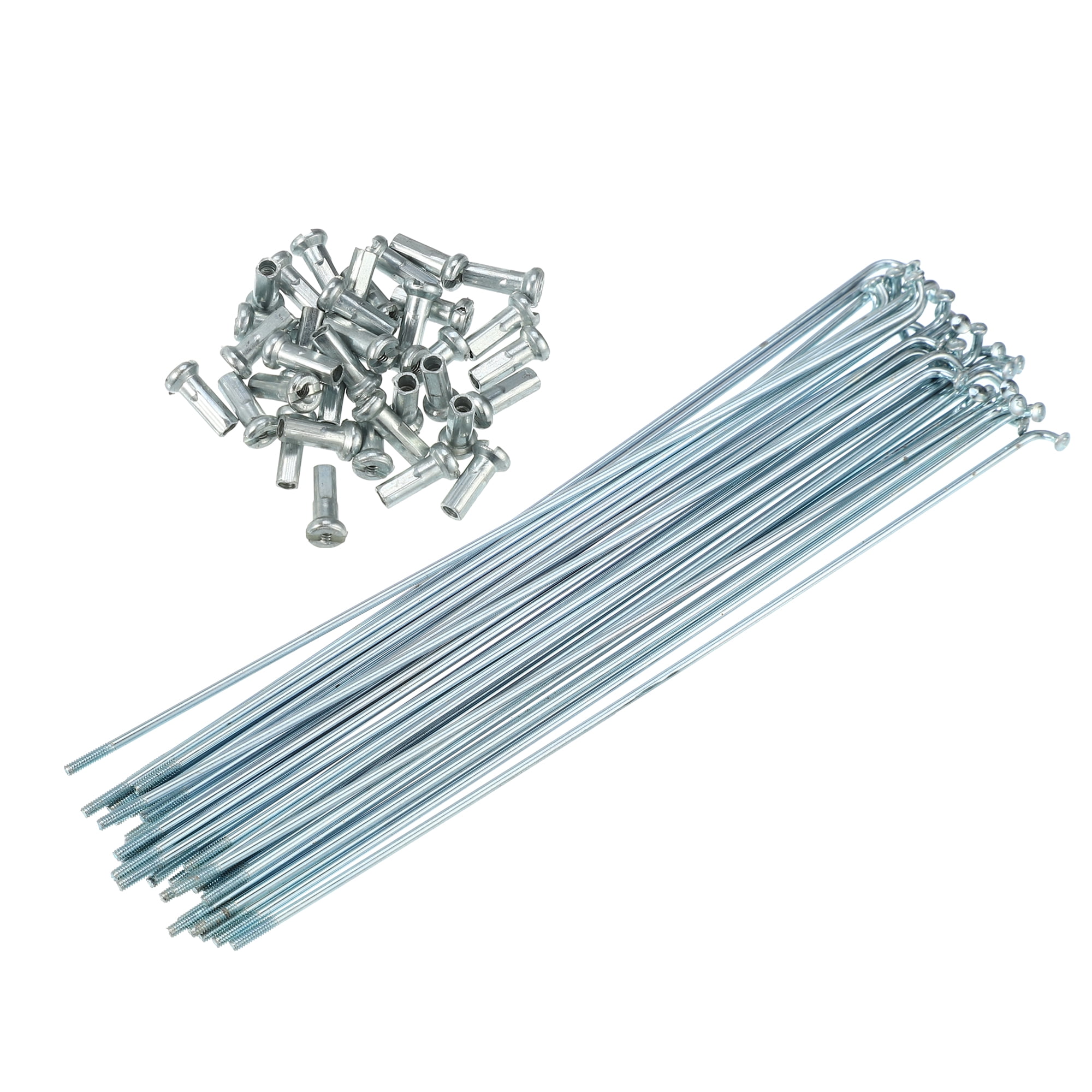 36pcs 14G J Bend Bicycle Steel Spokes 177mm 6.97" Cycle Spokes with ...