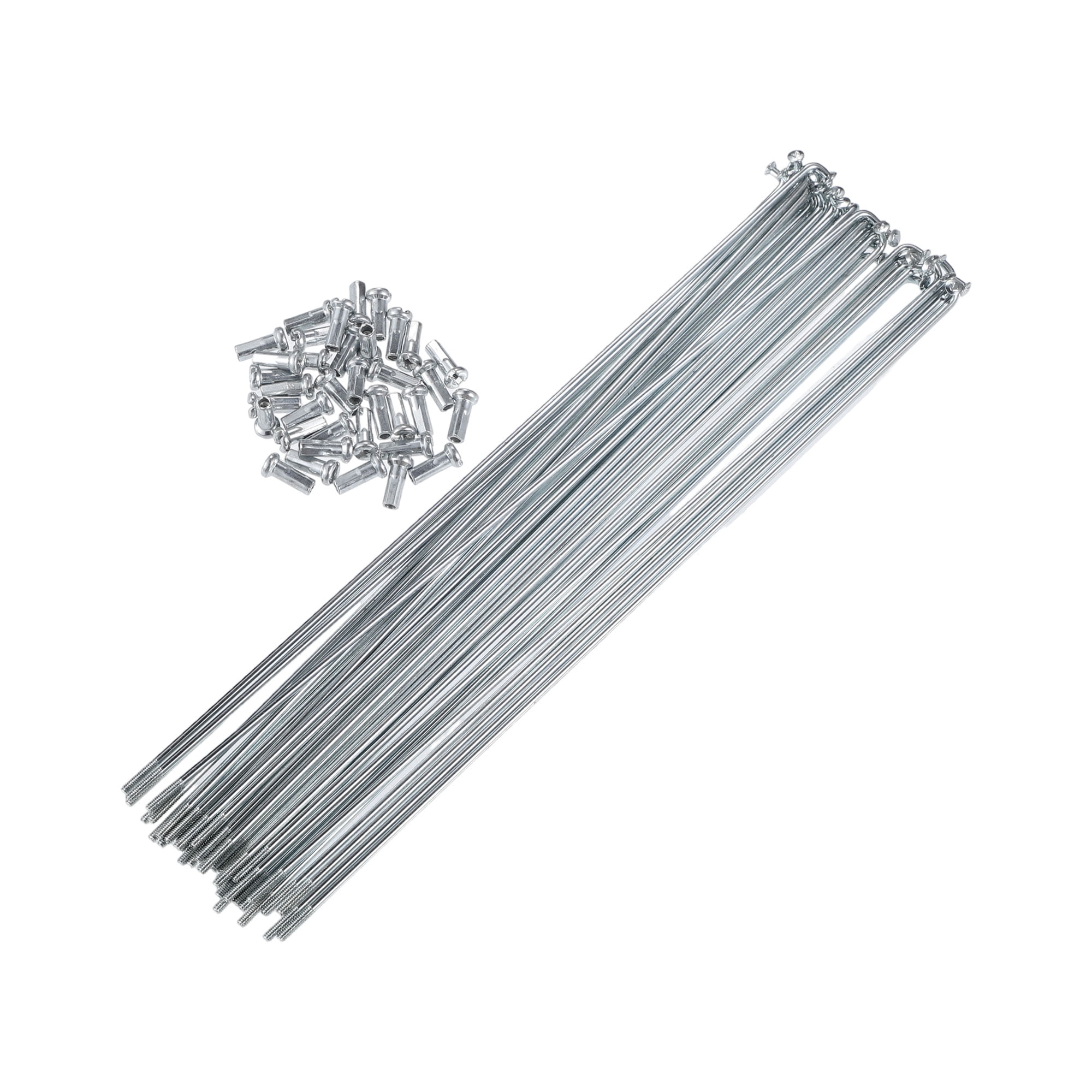 36pcs 14G J Bend Bicycle Steel Spokes 215mm 8.46" Cycle Spokes with ...