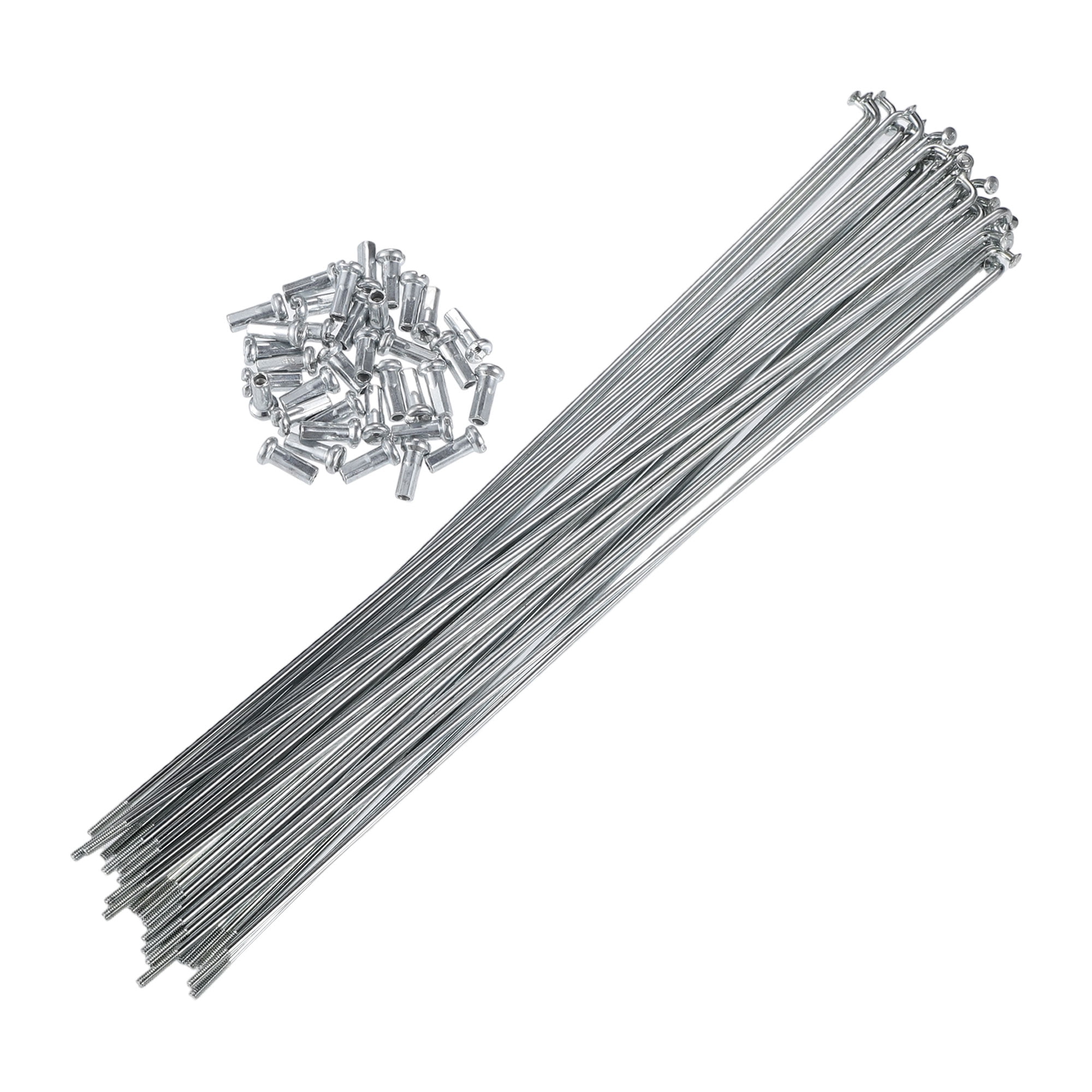 36pcs 14G J Bend Bicycle Steel Spokes 234mm 9.21" Cycle Spokes with ...