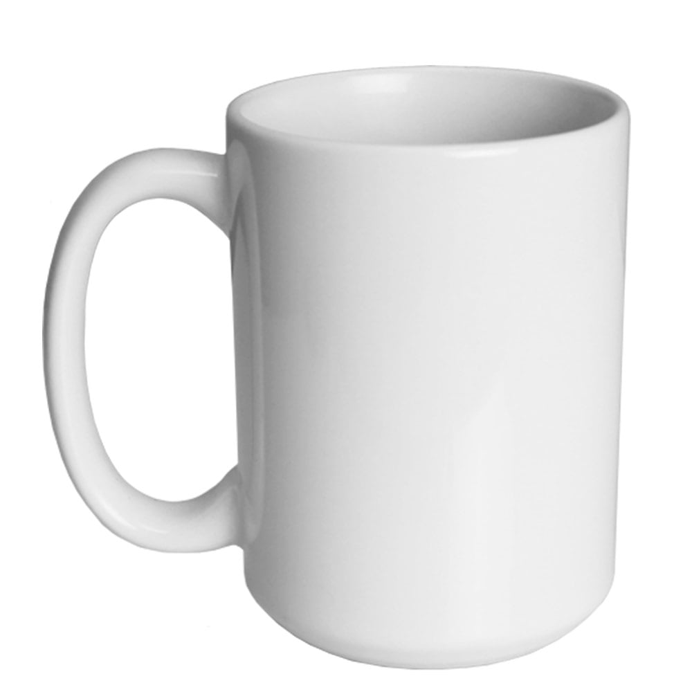 36pcs Large 15OZ White Ceramic Mugs for Sublimation, Dishwasher and ...