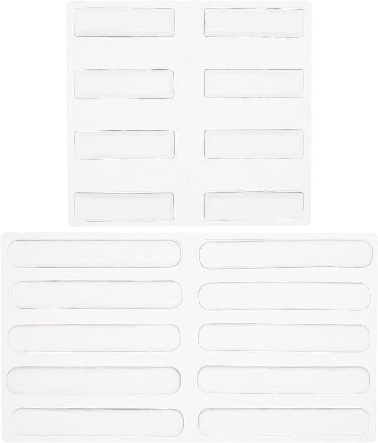 36pcs 2 Style Adhesive Buffer Pads Rectangle Clear Rubber Feet Bumper ...