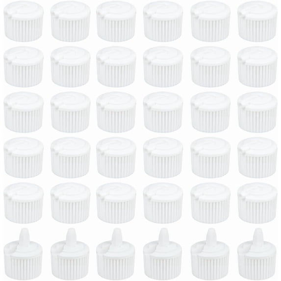 36pcs 28/410 Flip Top Dispensing Cap White Replacement Bottles Caps ...