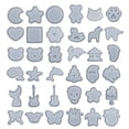 36pcs Animals Quicksand Silicone Molds Epoxy Resin Casting Mold DIY ...