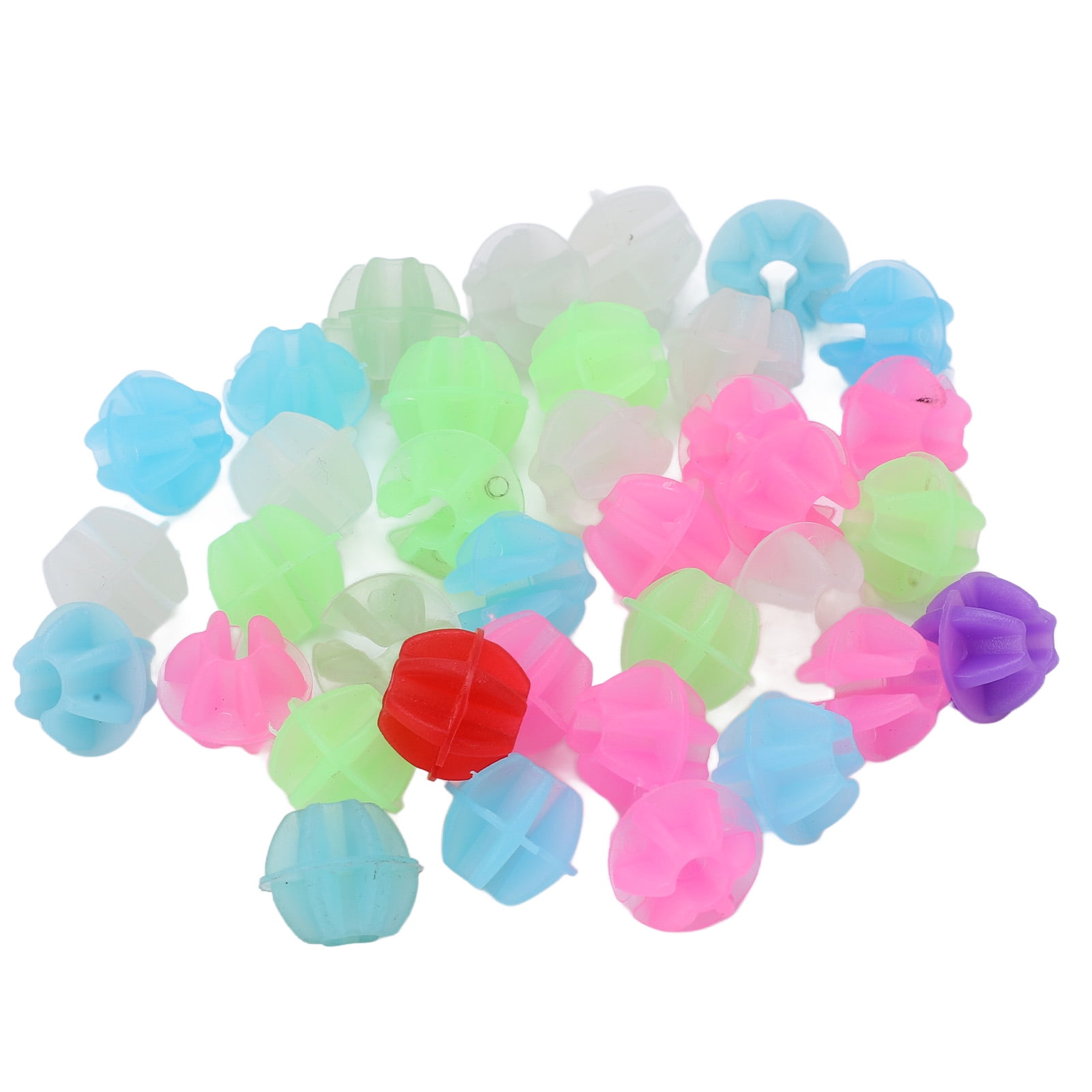 36pcs Bike Wheel Spoke Beads Plastic Kids Bike Spoke Colorful Beads ...