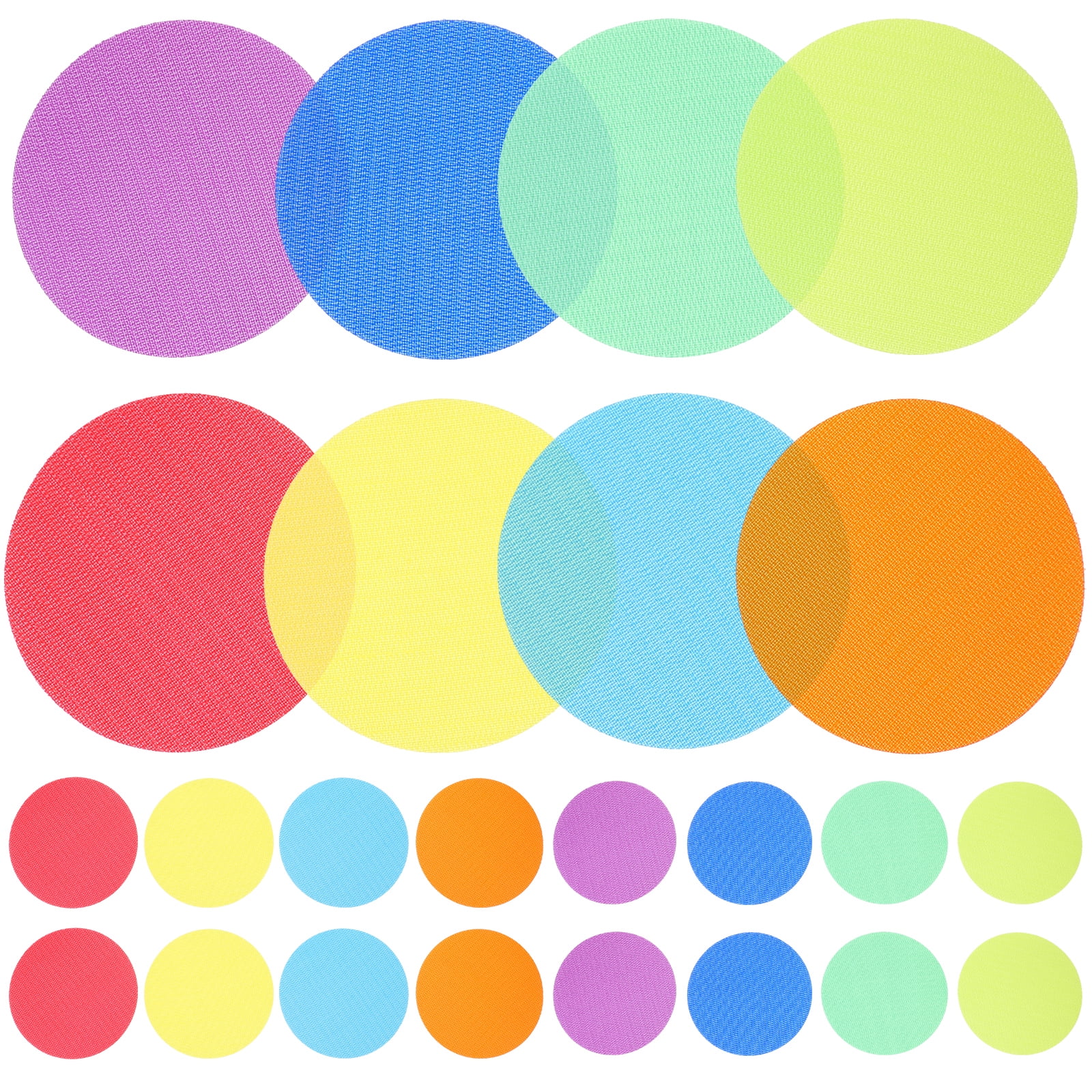 Recardis 36pcs Carpet Spot for Classroom Colorful Circles Sit Dots ...