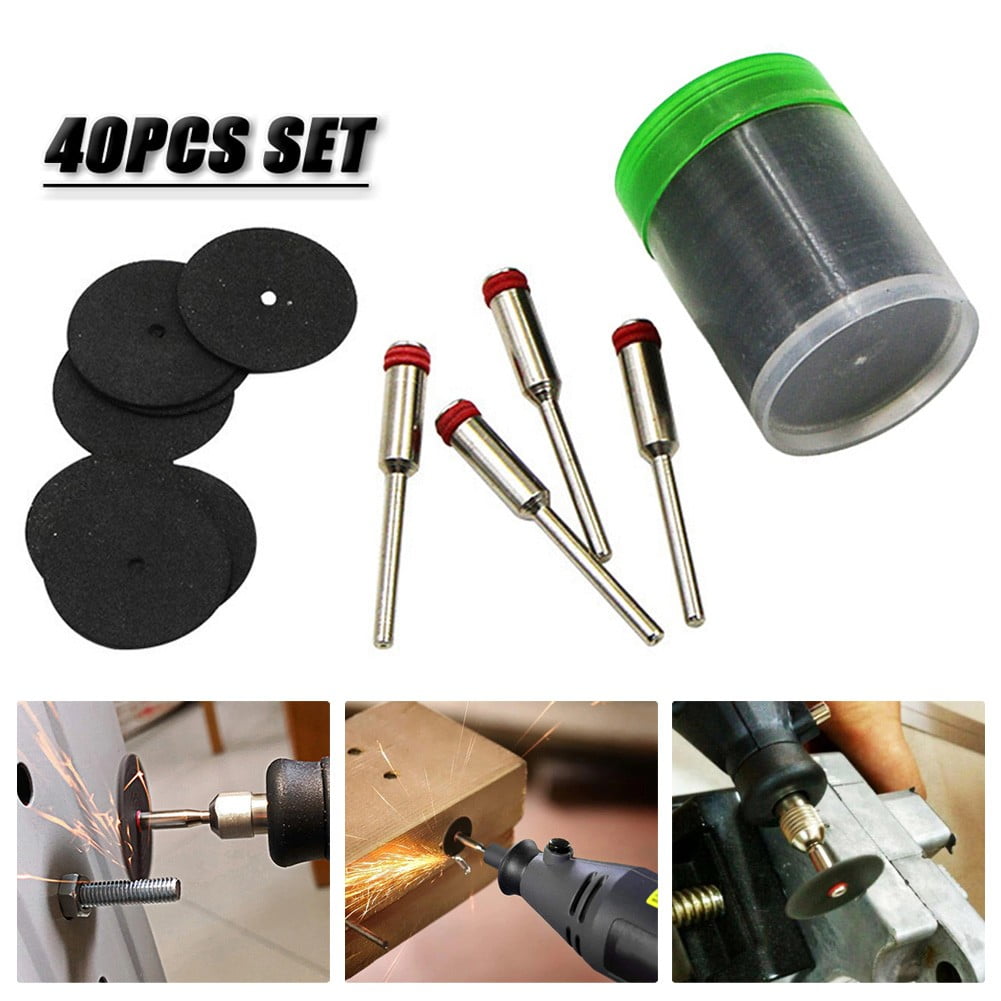 36pcs Cutting Disc 24mm With 4pcs Mandrels Grinding Wheels Saw Blades ...