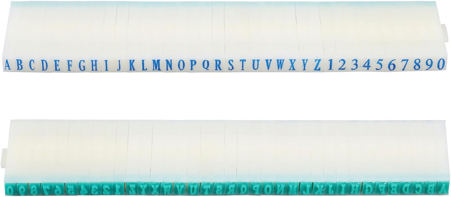 36pcs Detachable Number Letter Stamp 26 Digits Alphabet A-Z Combination ...