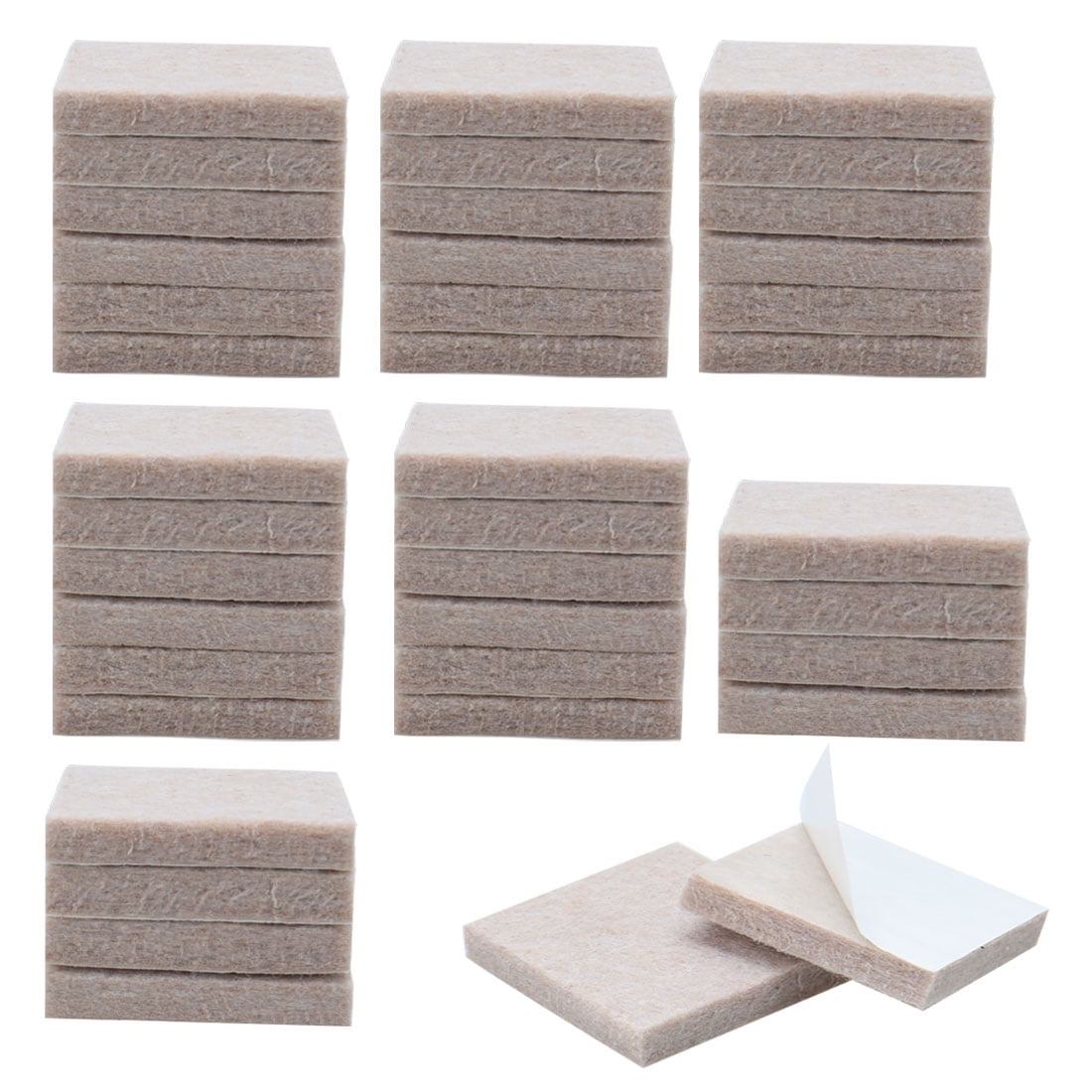 36pcs Furniture Pads Square 1 3/8" Self-stick Anti-scratch Floor ...