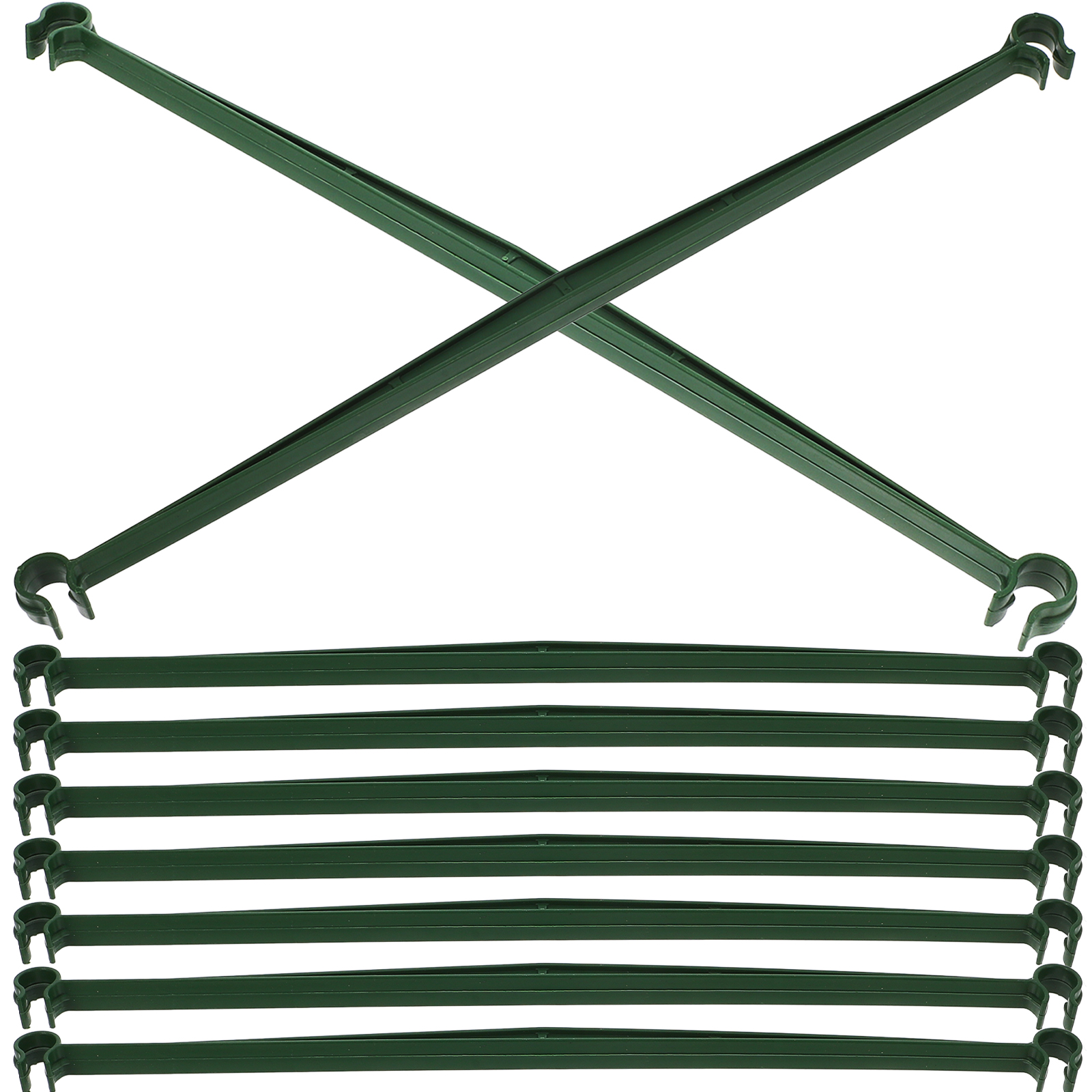 36pcs Garden Trellis With Fixing Clips Rack For Tomato Plants Cages ...