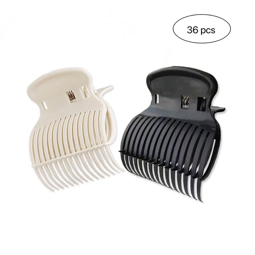 Gecheer Plastic Set Tool - 12pcs Hair Rollers Clip, Hot Roller Clips ...