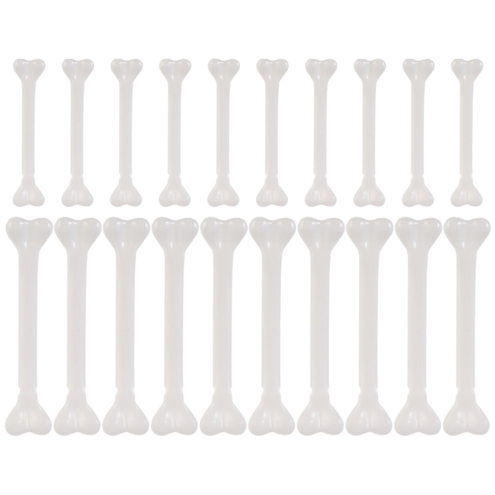 36pcs Halloween Plastic Bones DIY Plastic Bone Human Skeleton Craft ...