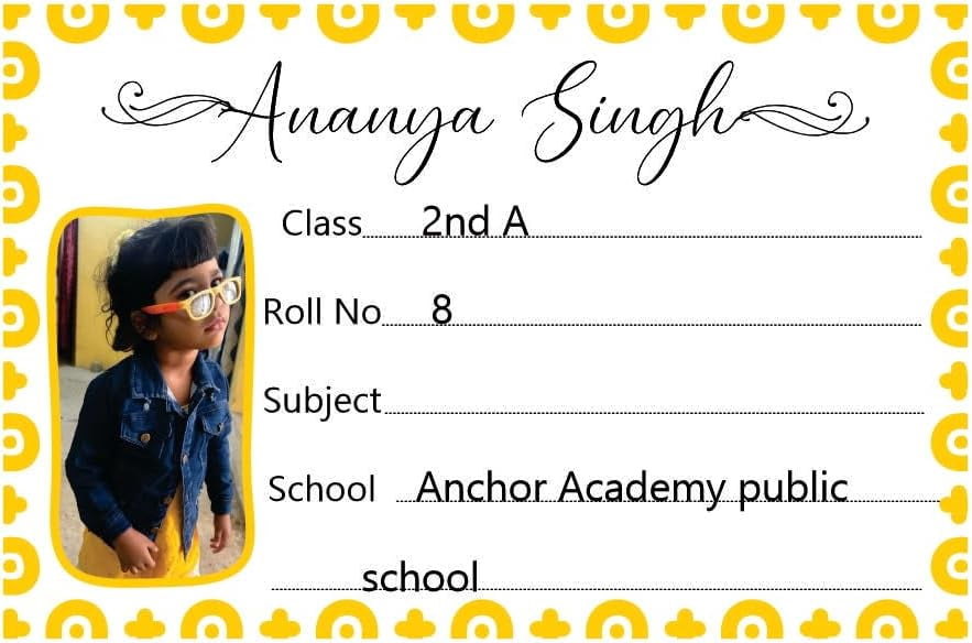 36pcs Name Tags for Classroom Desks Personalized Student Photo Labels ...