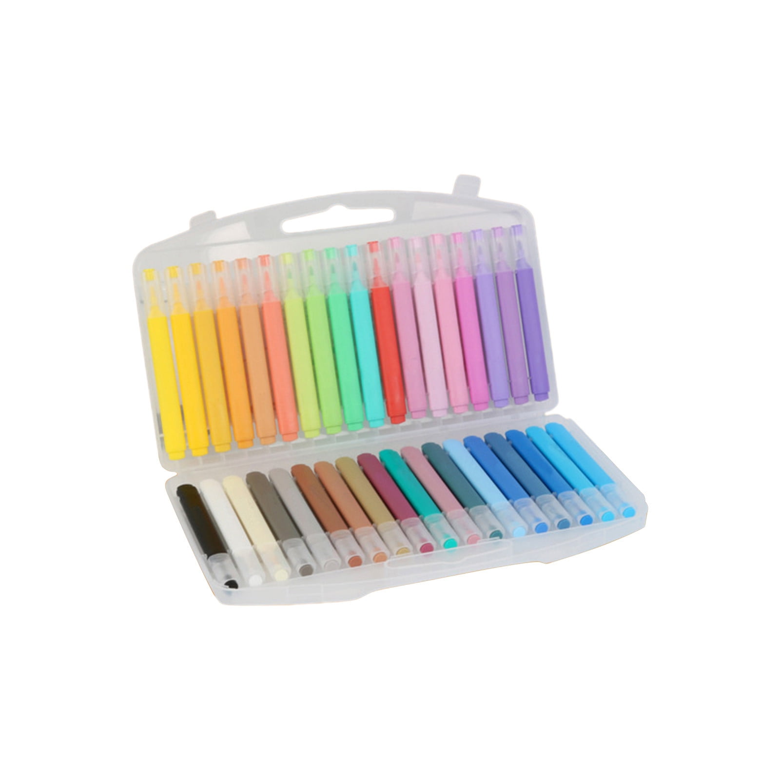 36pcs Set Of Soft Tip Watercolor Pens Artist Acrylic Markers Brightly ...