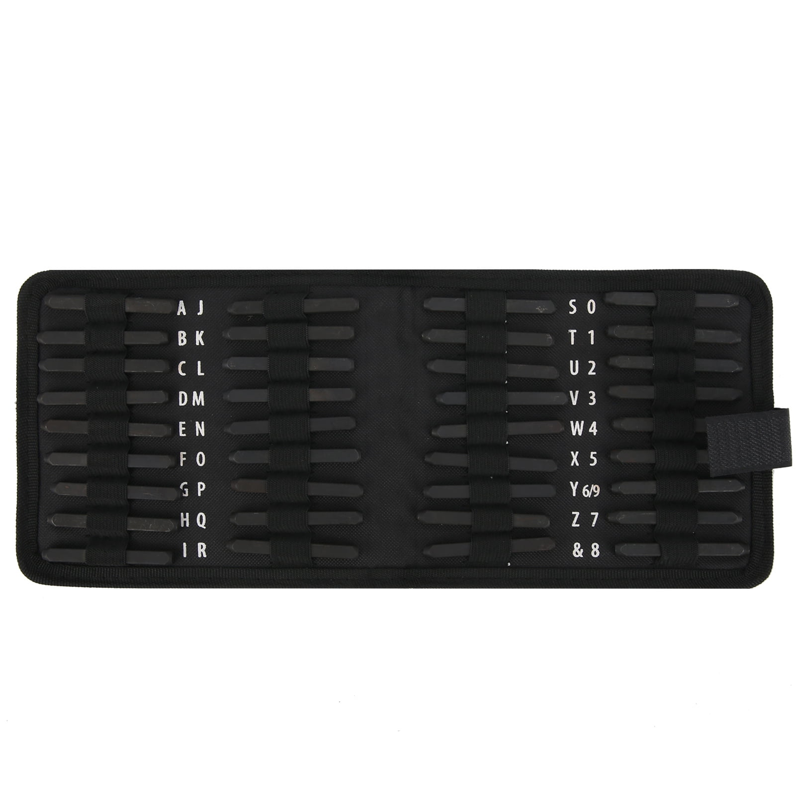 36pcs Steel Letter & Number Punch Stamp Tool Kit, 3mm - English ...