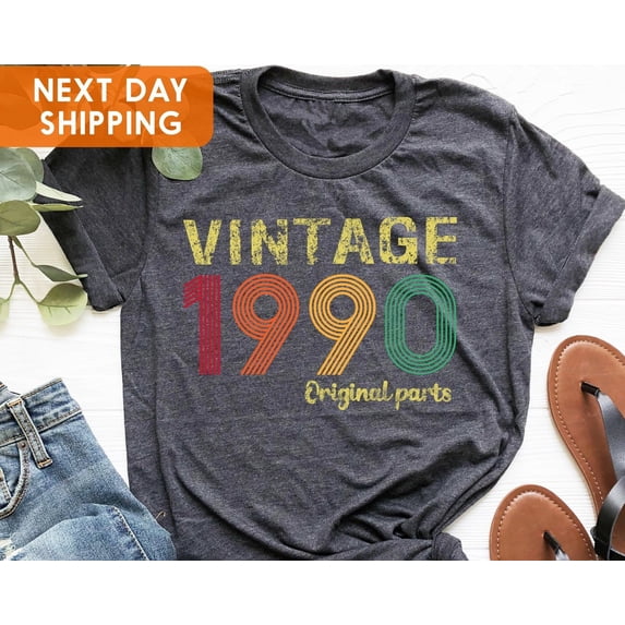 36th Birthday Shirt Retro 1990 Shirt 36th Birthday Woman Shirt 1990 ...