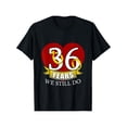 36th Wedding Anniversary T-Shirt Retro Heart 36 Years We Still Do ...