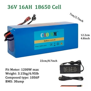 48v 10ah Lithium Battery