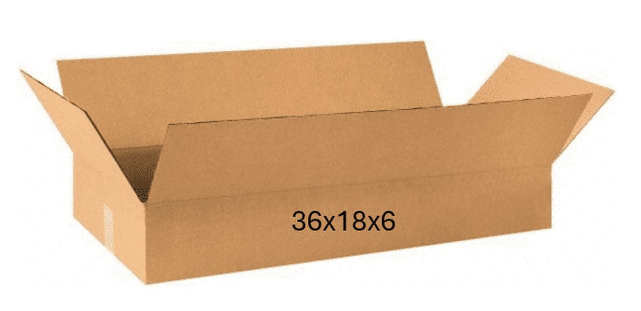 36x18x6 (200 lb strength) | SINGLE CARDBOARD BOX - Walmart.com