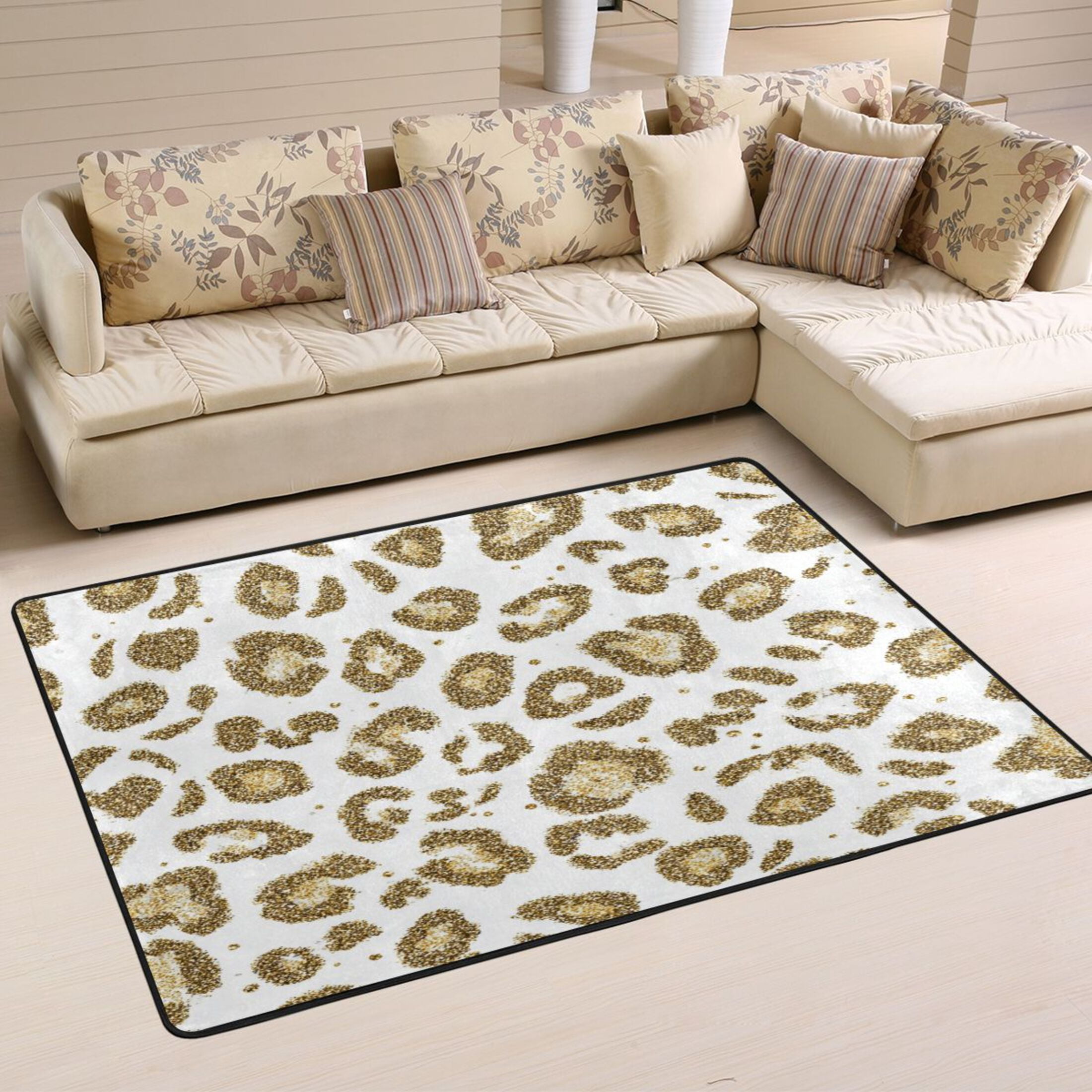 36x24in Area Rug Machine Washable Floor Mats Skid-Resistant Backing ...