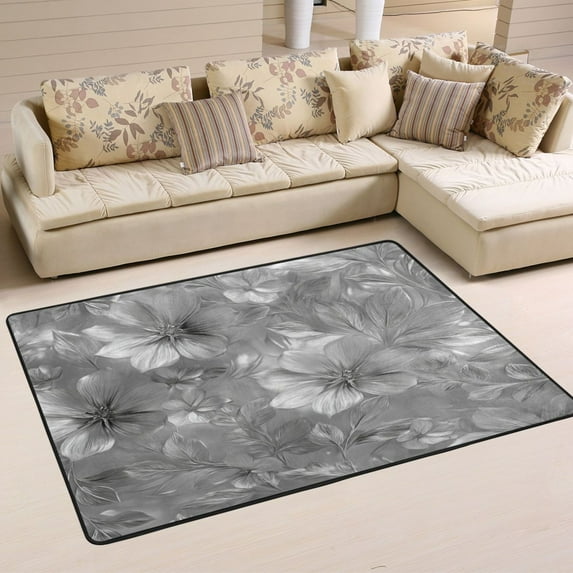 36x24in Area Rug Machine Washable Floor Mats Skid-Resistant Backing ...