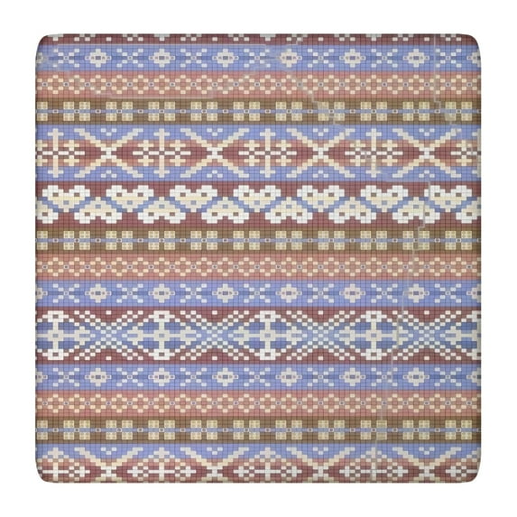 36x36 Inch Floral Square Tablecloth with Elastic Border, Boho Inspired ...