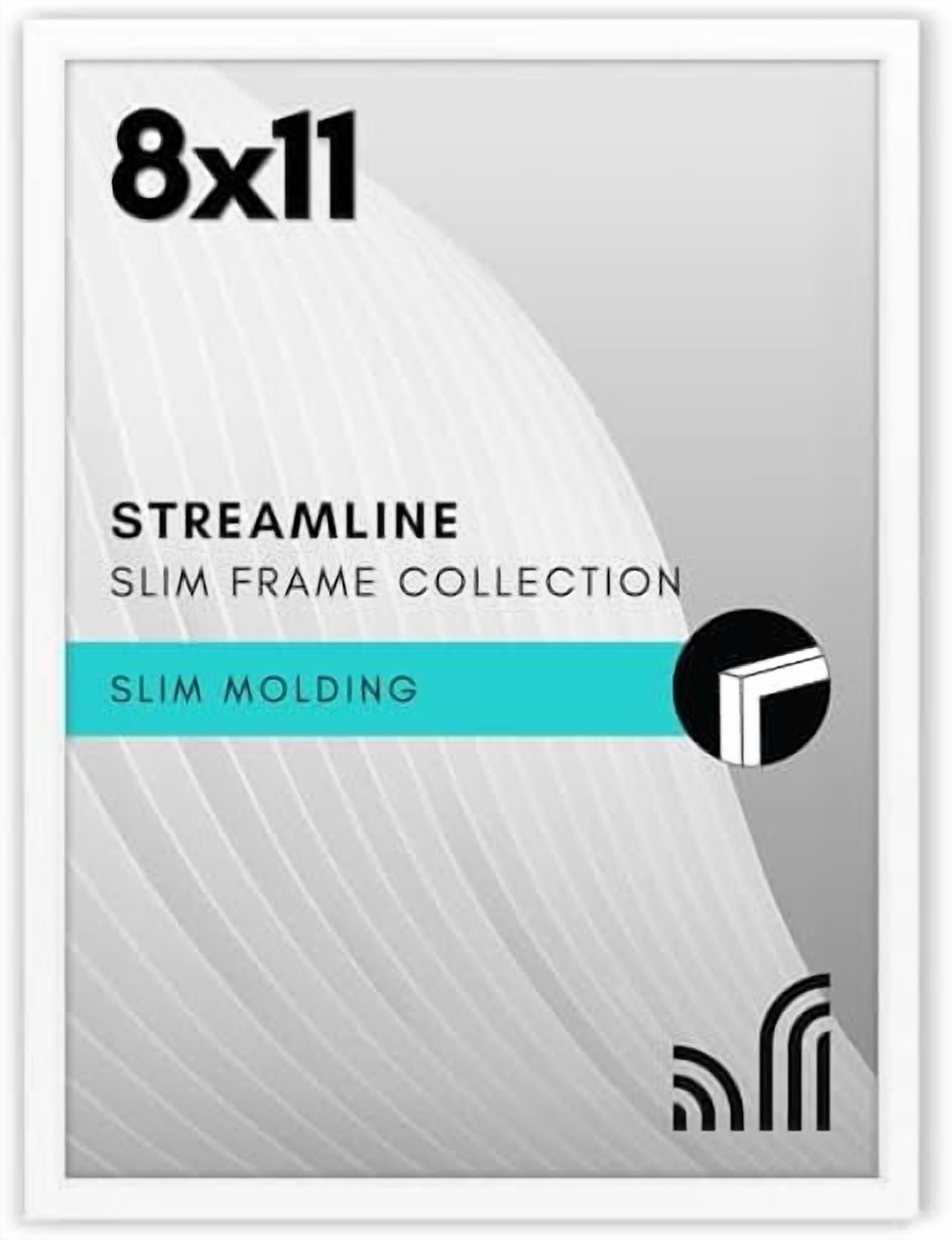 36x36 Picture Frame with Polished Plexiglass - Streamline Collection ...