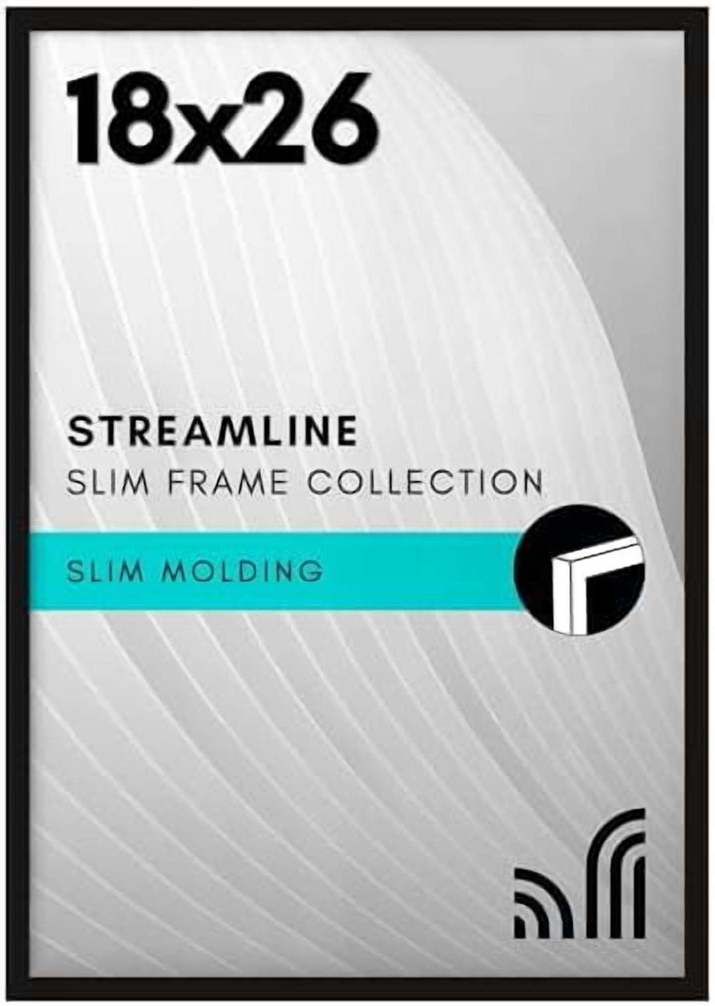 36x36 Picture Frame with Polished Plexiglass - Streamline Collection ...