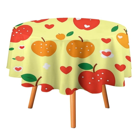 36x36in Round Tablecloth Car Line Straight And Dense Wireless Head Gap ...