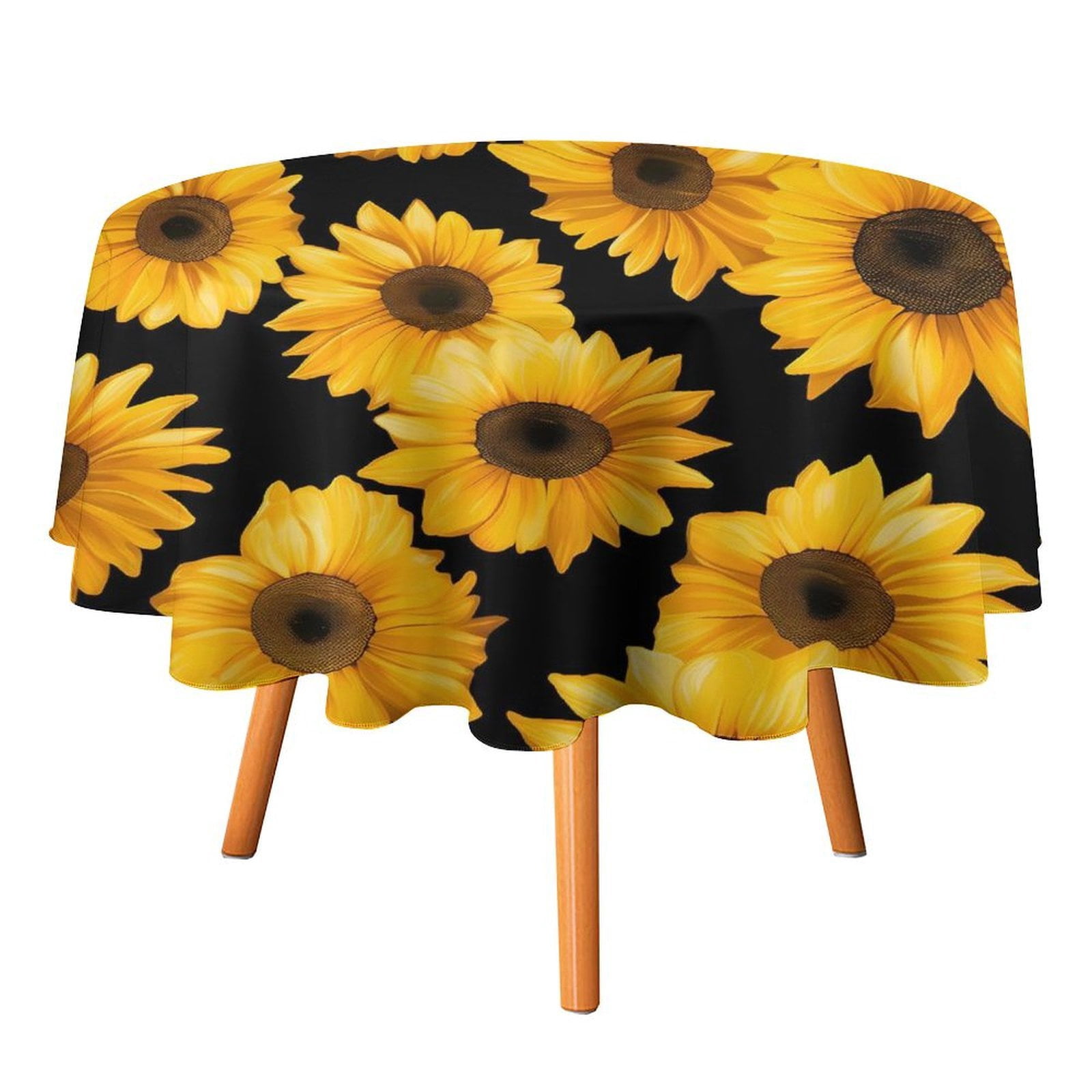 36x36in Round Tablecloth Car Line Straight And Dense Wireless Head Gap ...