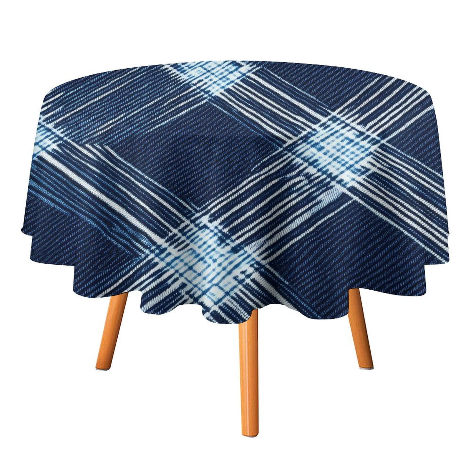 36x36in Round Tablecloth Car Line Straight And Dense Wireless Head Gap ...