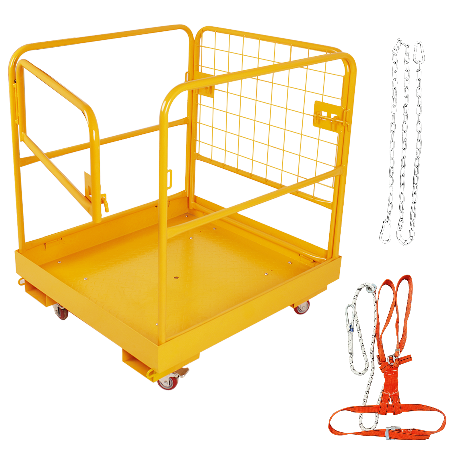 36x36inWork Platform 1200lbs Forklift Safety Cage,Aerial Basket Safety ...