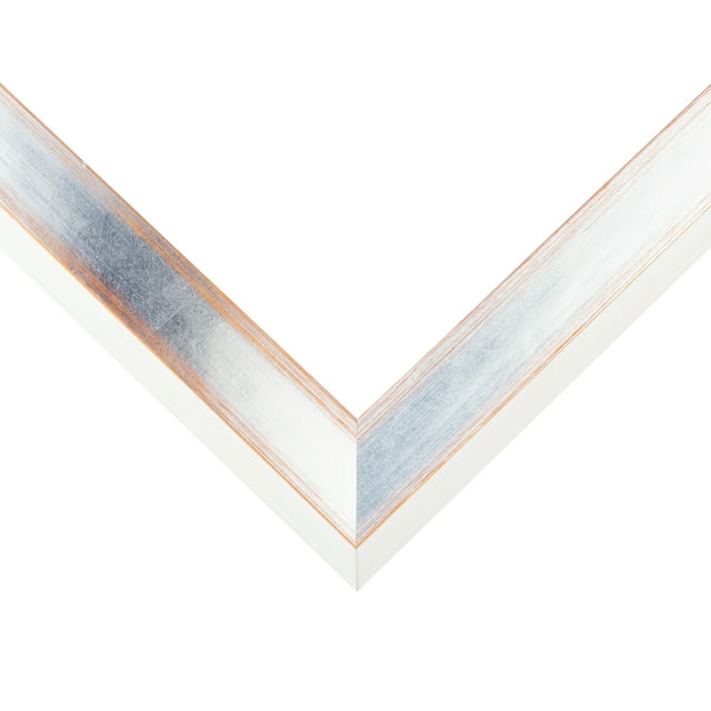 36x8 Shadow Box Frame Silver | 1.625 inches Deep Real Wood Contemporary ...