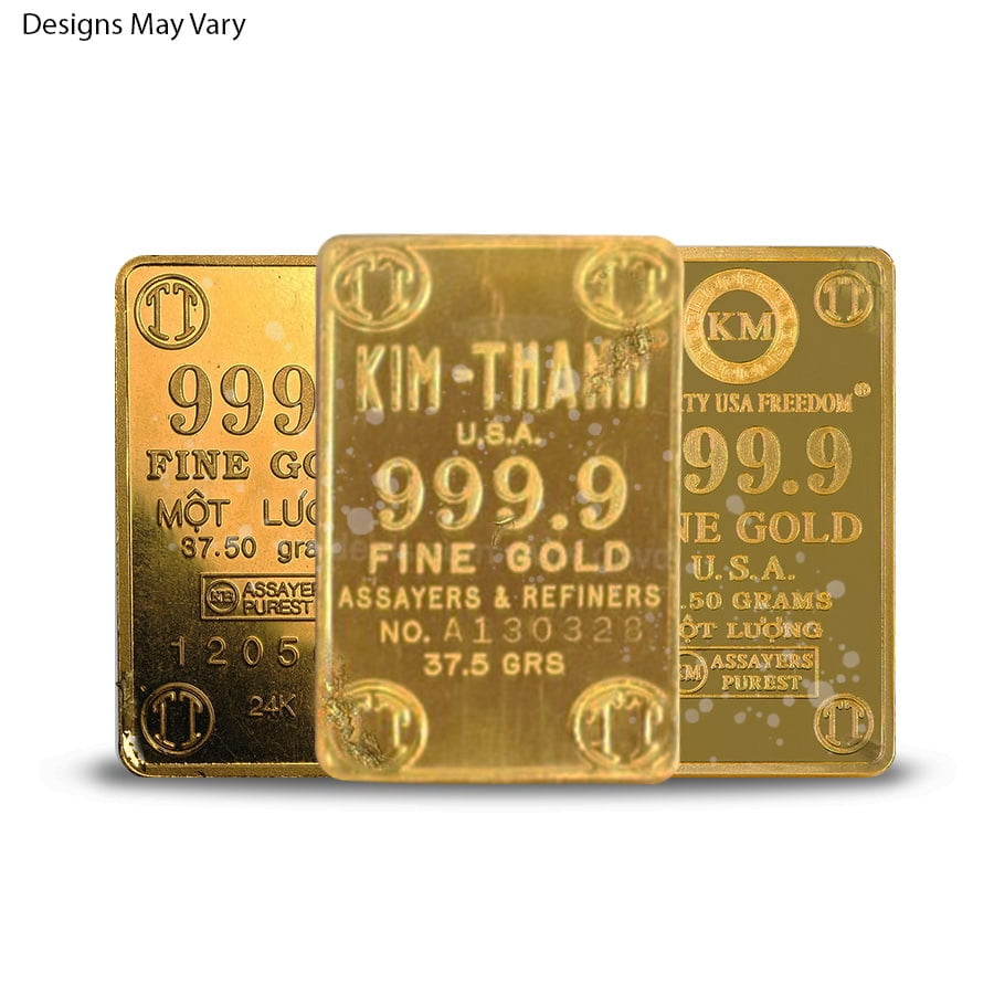 37.5 Gram Generic Gold Bar .999+ Fine (Secondary Market) - Walmart.com