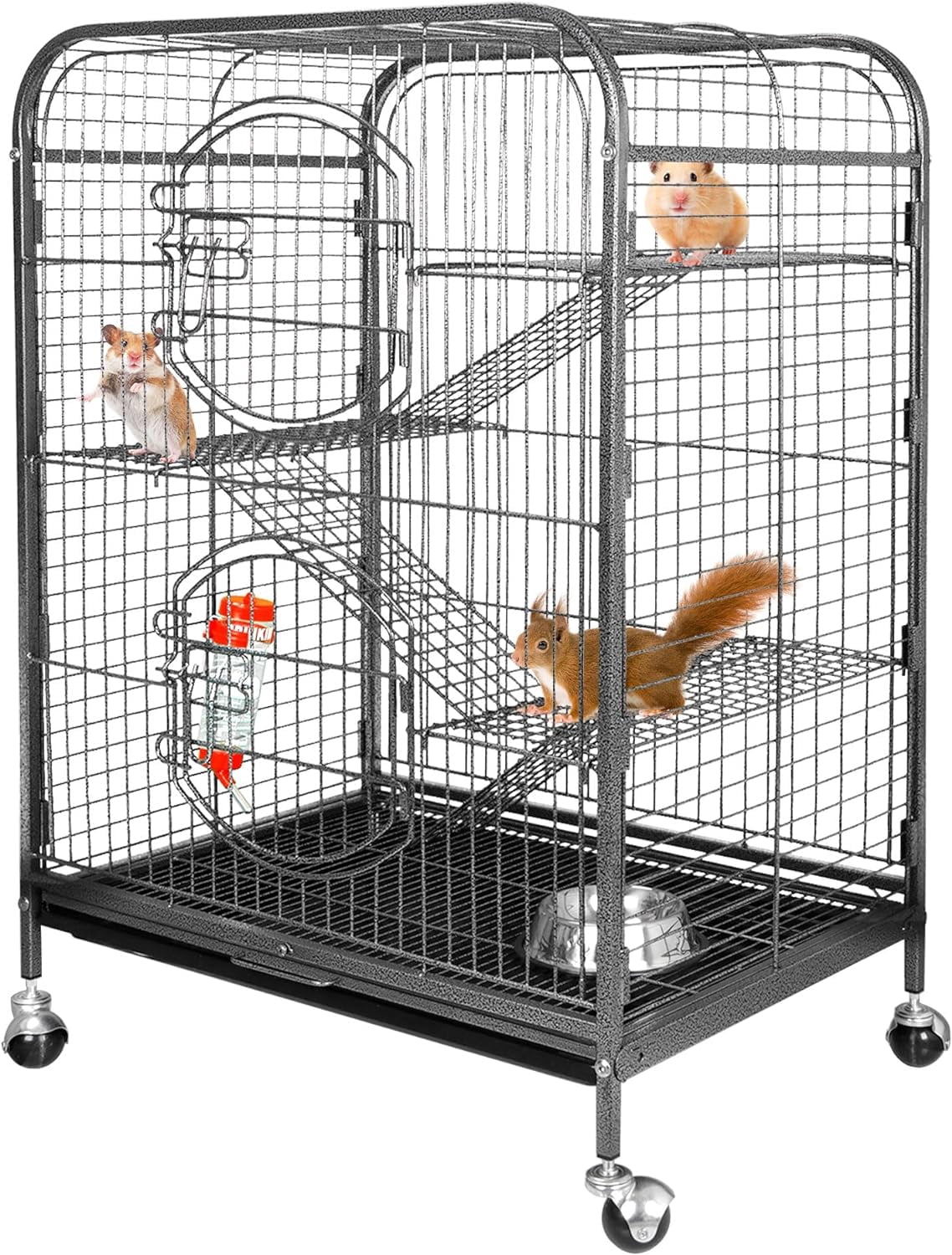 37-Inch Ferret Guinea Pigs Chinchilla Cage Indoor Habitats Animal Hutch ...