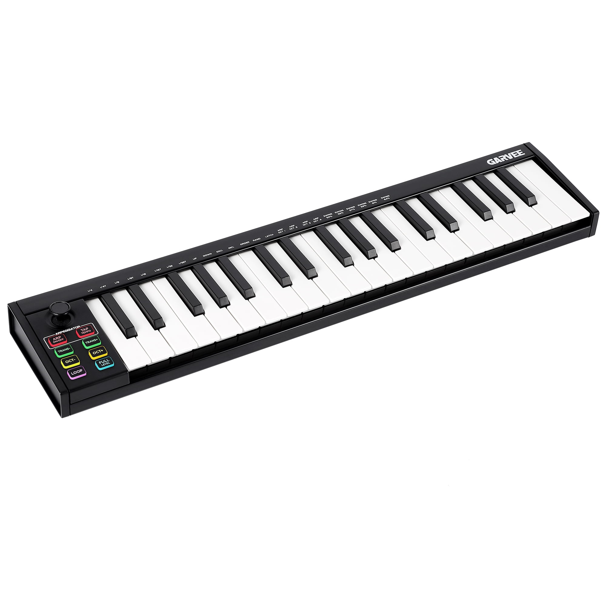 37-Key MIDI Keyboard Controller — Compact USB/DAW Integrated Keyboard ...