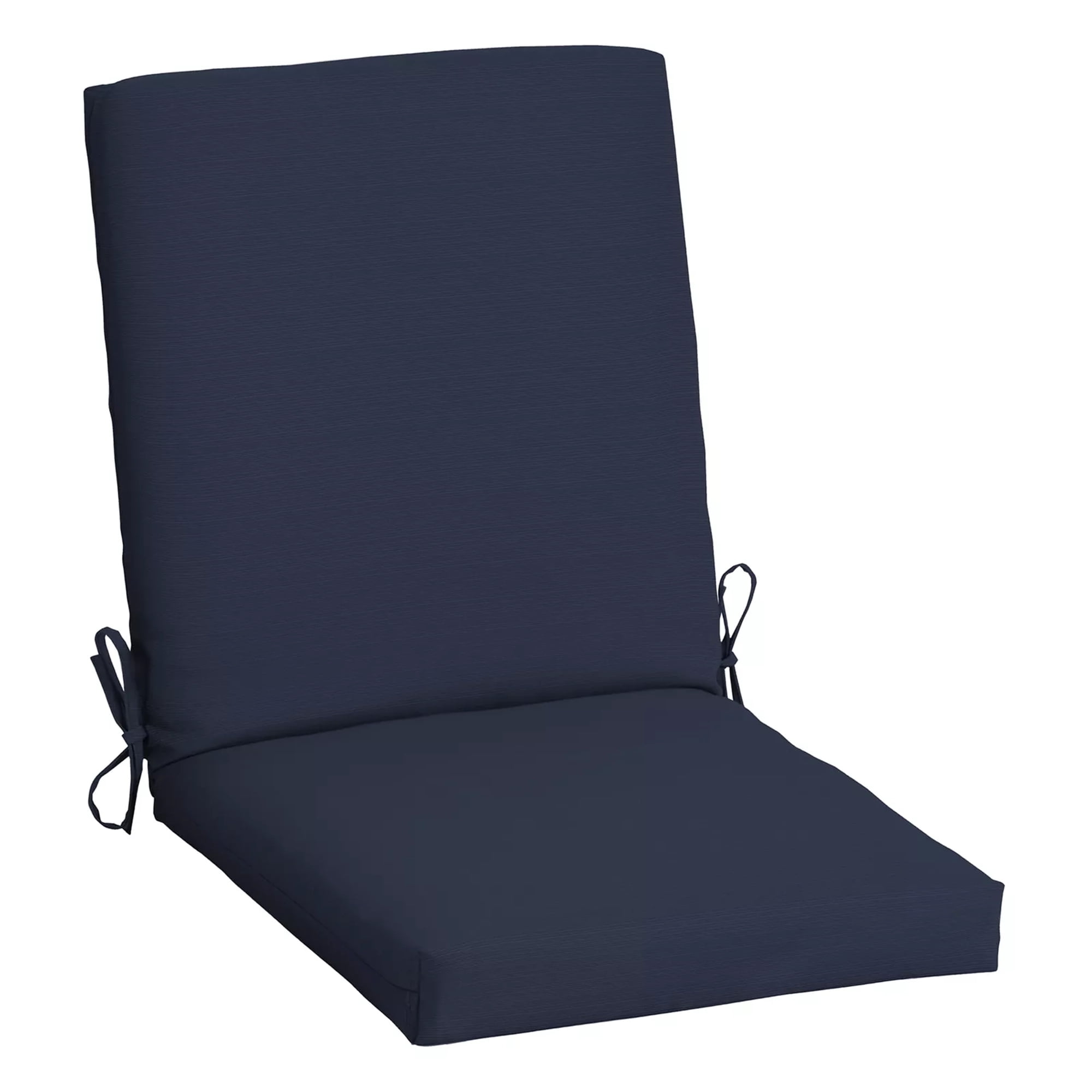 37"L x 19.5"W Turquoise 1 Piece Rectangle Outdoor Chair Cushion ...