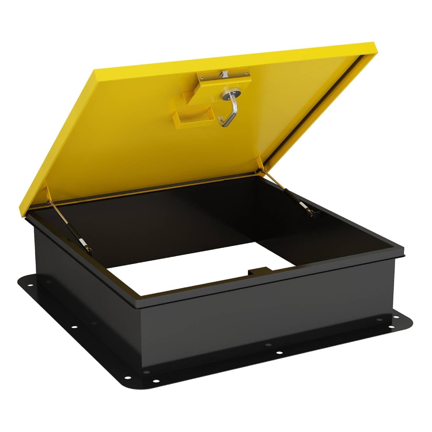 37"L x 36"W Galvanized Roof Access Hatch, Powder Coated Steel Roof ...